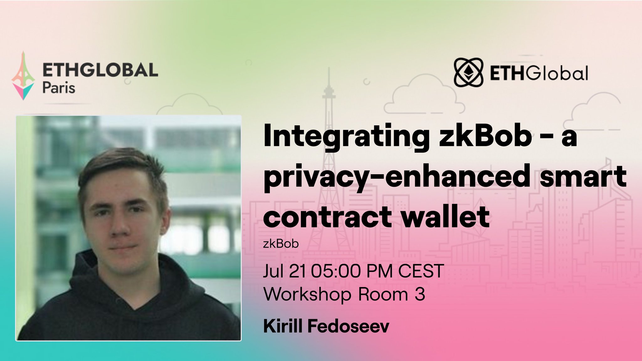 ETHGlobal on Twitter: "Integrating zkBob - a privacy-enhanced smart contract wallet with @k1rill ...