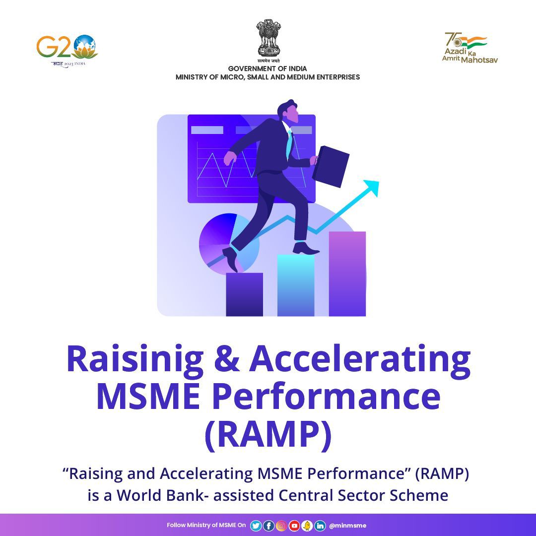 Ministry of MSME on Twitter: "RAMP is a World Bank supported Central Sector Scheme aimed at ...