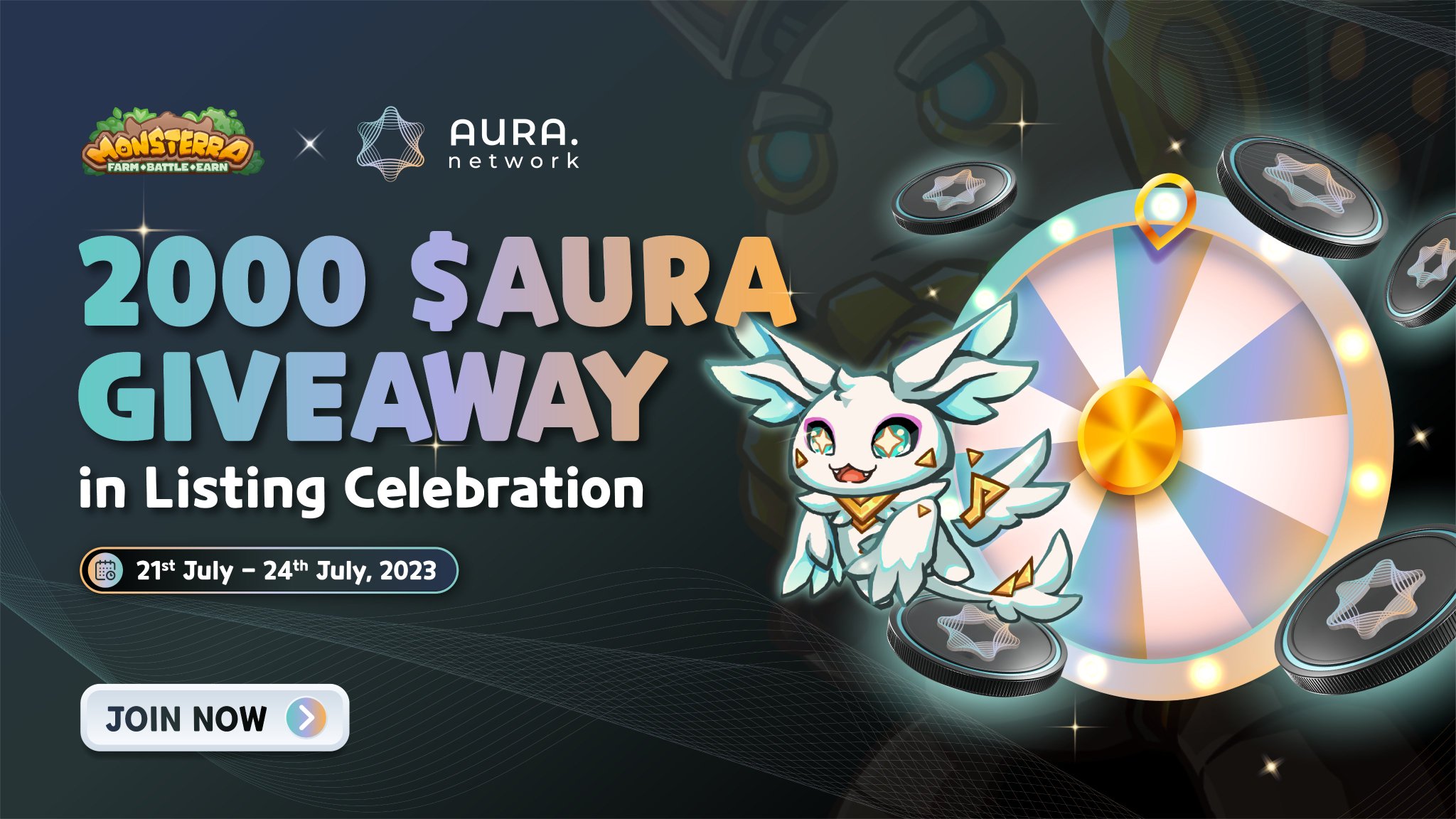Monsterra Game (Mobile Ready Now) on Twitter: "🔥DOUBLE Reward: 2000 $AURA for grabs in Monsterra ...