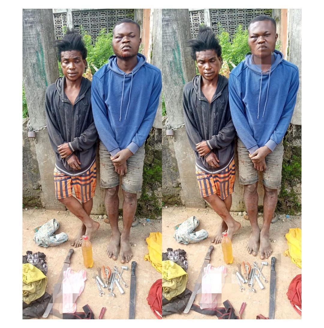 Naija on Twitter: "Ogun So Safe Corps have arrested two notorious motorbike snatchers in the ...