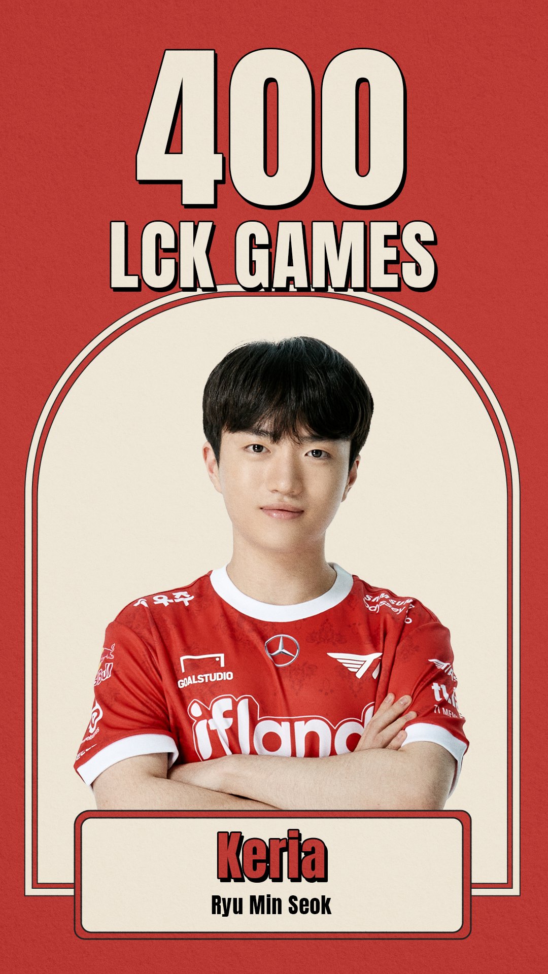 T1 LoL on Twitter: "OUR SUPPORT, KERIA | 2020.02.07~ 영원한 역천괴 ‘Keria’ 류민석 선수의 LCK 통산 400 경기 달성을 ...