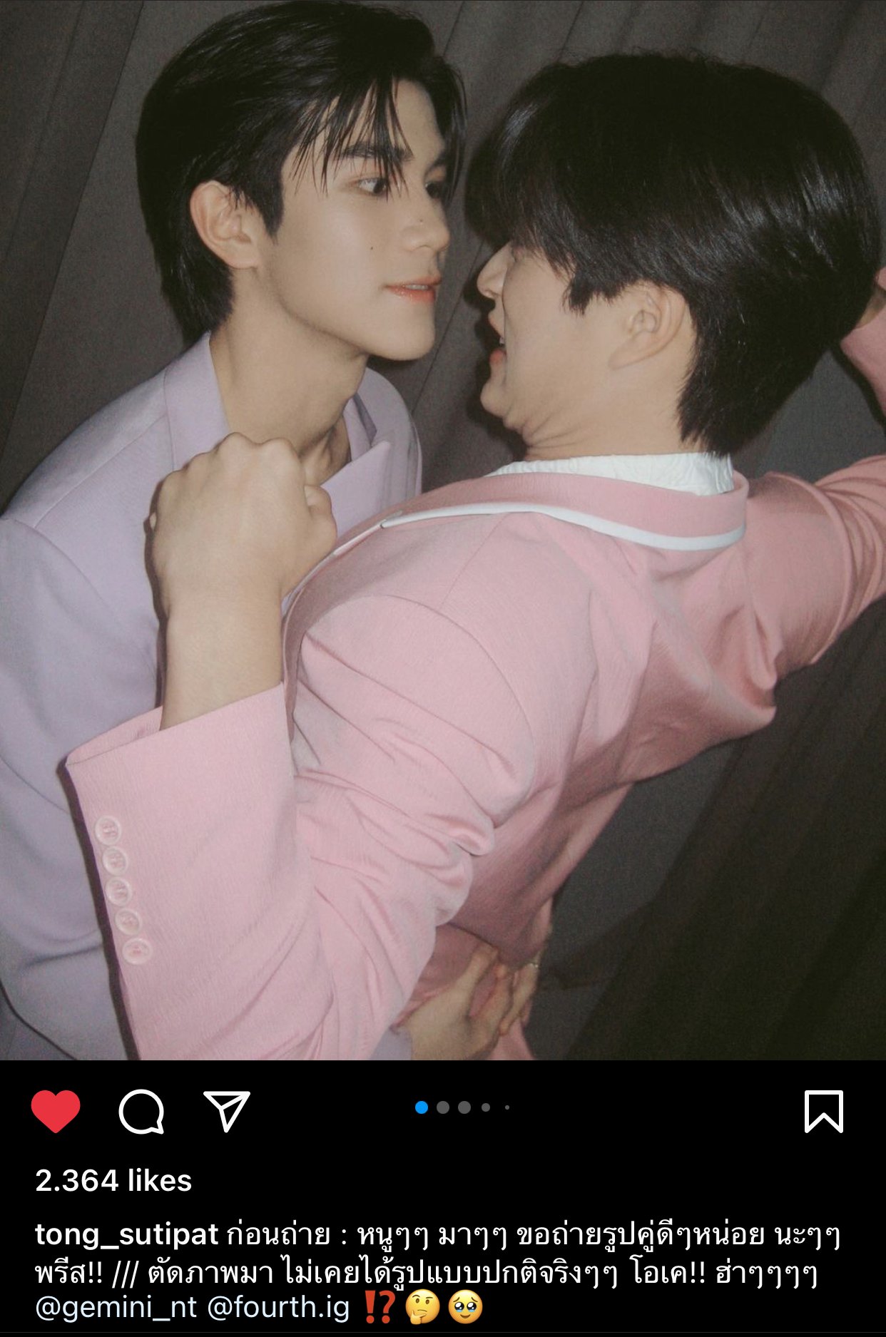 𝒂𝒚𝒐 𝒃𝒂𝒃𝒚~ 𝒊𝒕'𝒔 𝒕𝒂𝒚'𝒔 𝒃𝒅 . on Twitter: "P'Tong caption— before taking photos : Noo Noo Noo, come ...