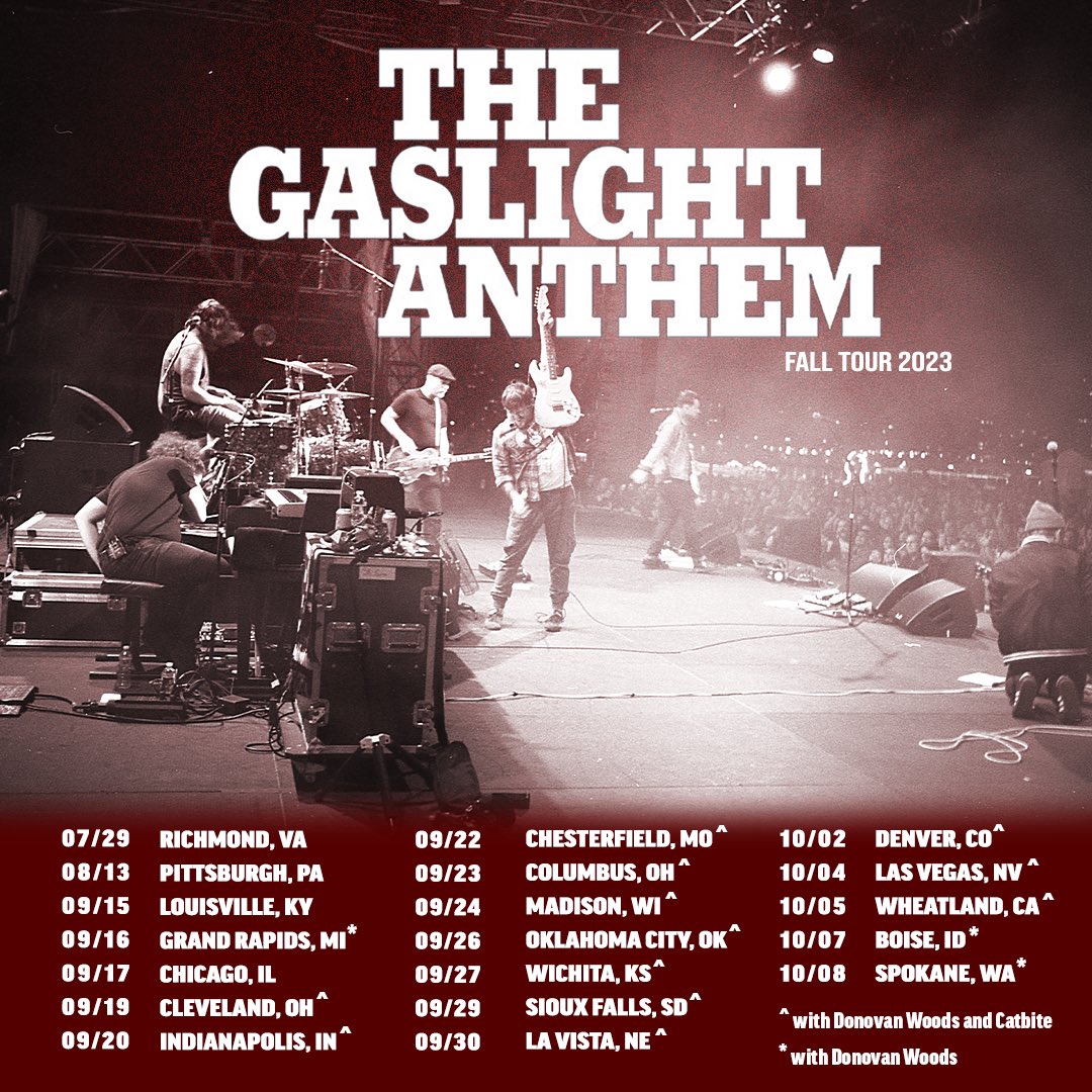 The Gaslight Anthem On Twitter Weve Also Got U S Festival Dates And