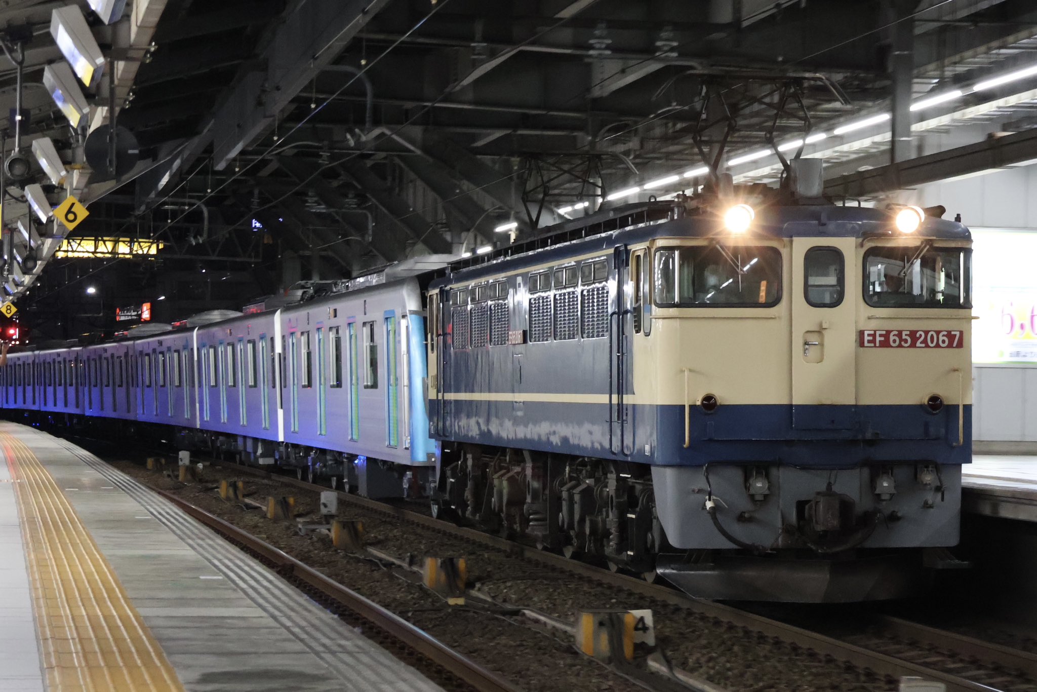 hideg on Twitter: "EF65 2067＋西武40000系 9866ﾚ 甲種輸送 2023年7月21日（金） 二日連続の甲種輸送！ 昨日は残業で参戦諦め 今日はなんとかギリ ...