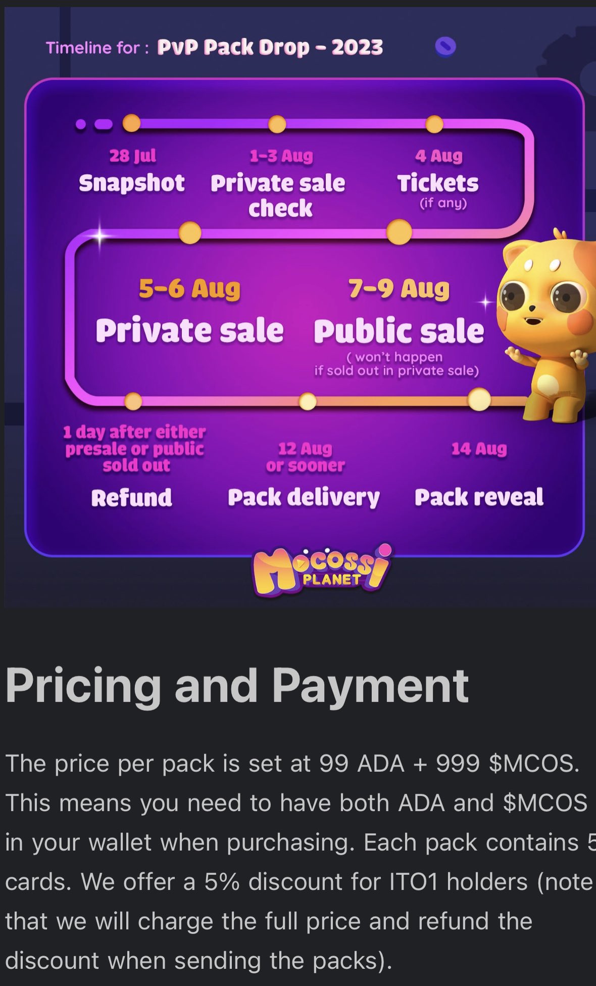 $belk ₳ on Twitter: "99 $ada + 999 $mcos https://t.co/G3UTGBkrzR" / Twitter