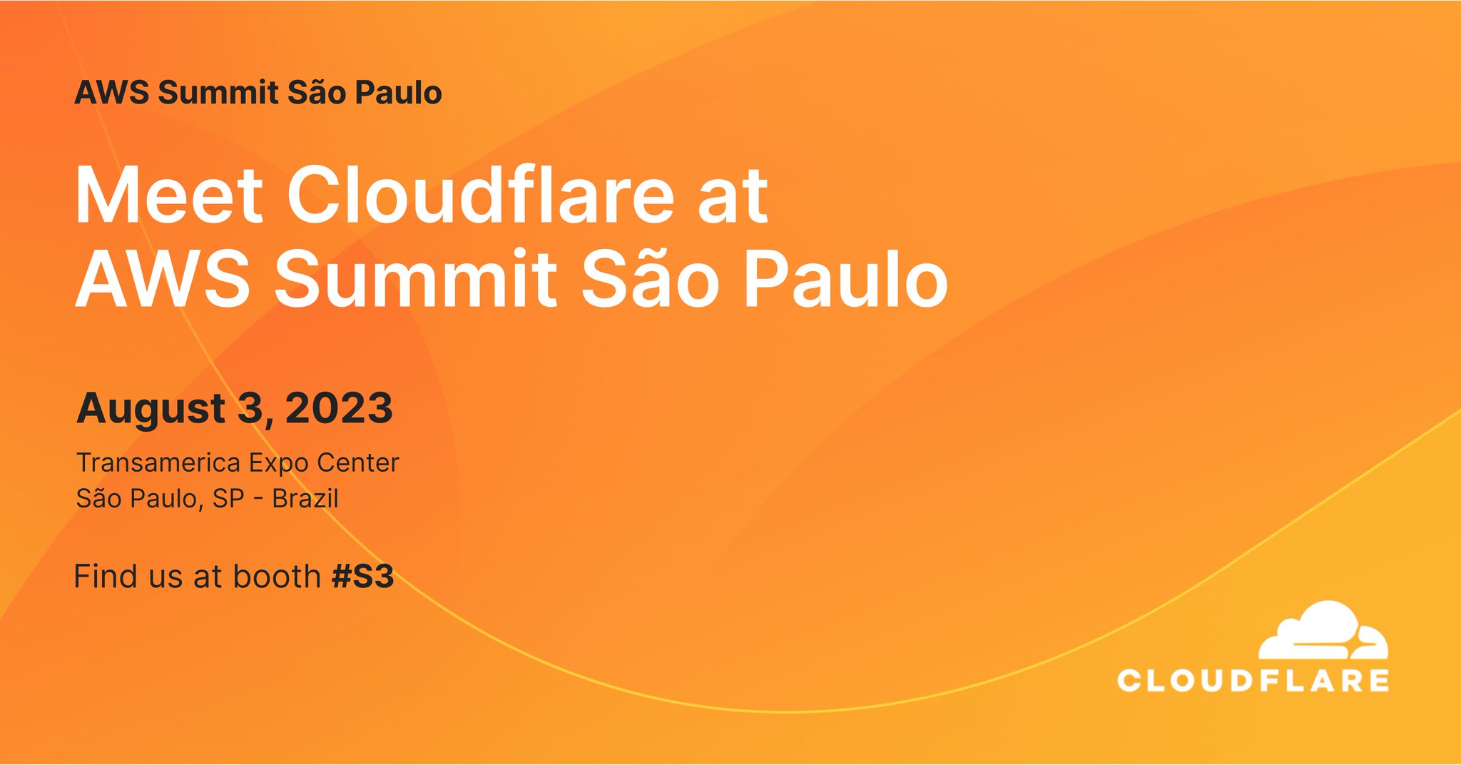 Cloudflare on Twitter: "Cloudflare is excited to participate in the AWS Summit São Paulo 2023 ...
