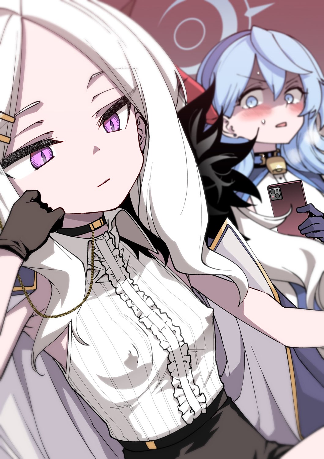 春夏秋冬 鈴🔞C102日曜東スｰ75ab on Twitter: "乳首ガン勃ちヒナとそれを撮るアコ ＃ブルアカ https://t.co/W8o7Bra2GL" / Twitter