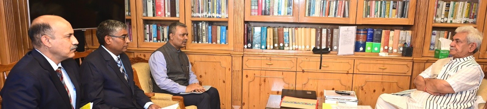 Office of LG J&K on Twitter: "Had a productive meeting with Shri Chanchal Kumar, Managing ...