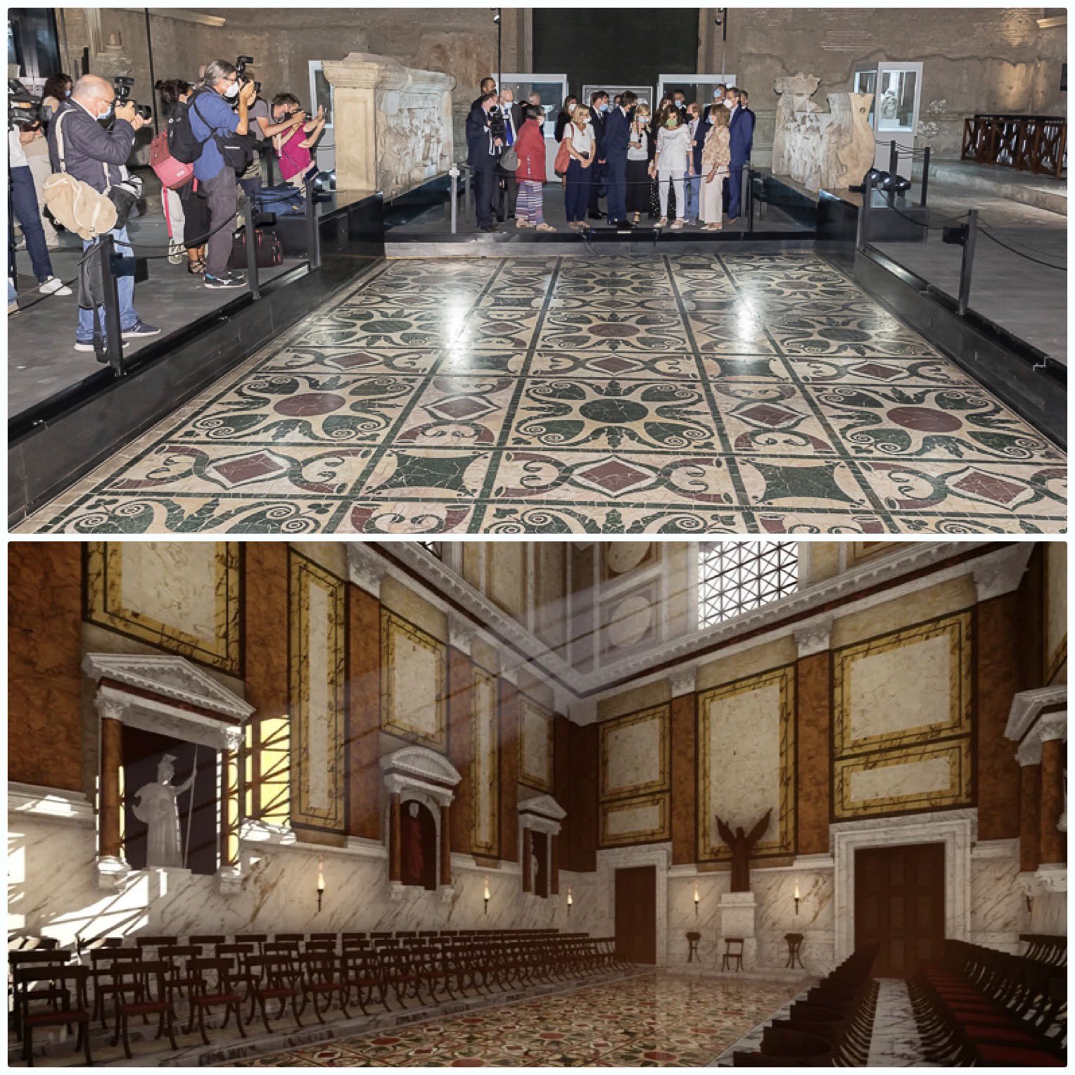 Roman Senate Building Interior