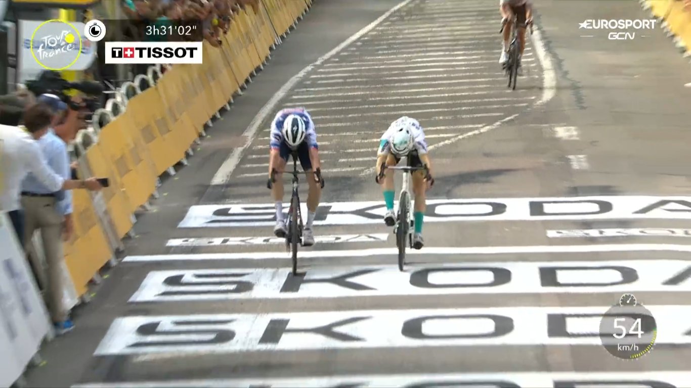 Le Gruppetto on Twitter: "MATEJ MOHORIC SUR LE FIL ! Le Slovène (28 ans) de la Bahrain ...