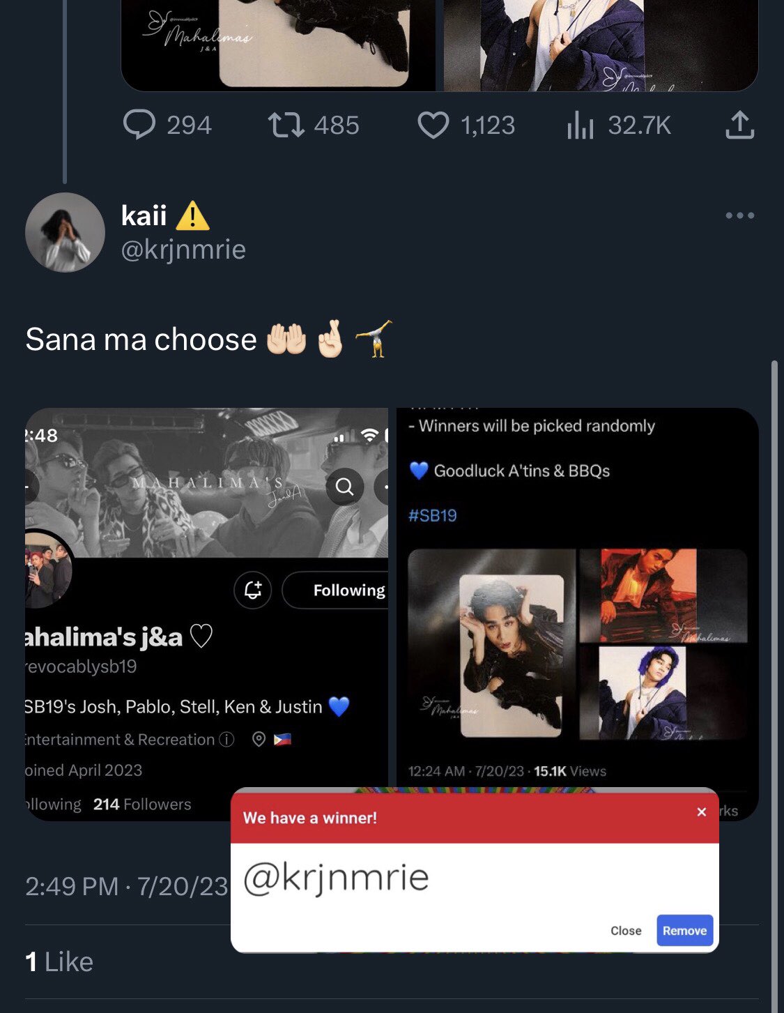 mahalima's j&a ♡ on Twitter: "@krjnmrie @kenssn_ @dbs_stella Congrats ...