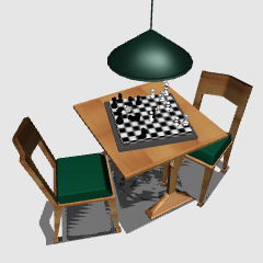 uptoon(정보계정) on Twitter: "ㅤ 체스테이블 세트 ( 3D ) https://t.co/UKMNzjtJfp chess table &chair ㅤ https ...