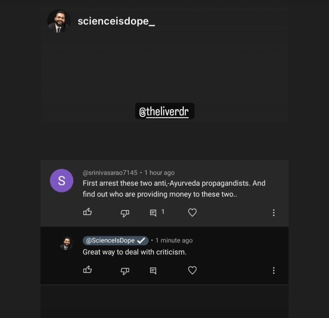 TheLiverDoc on Twitter: "Calling out pseudoscience in India is a crime? Why do people always ...