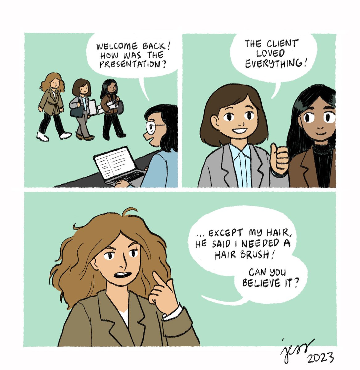 「One week left to buy `Wake' at @SBComicsFair! Wake is a sho」jess の漫画