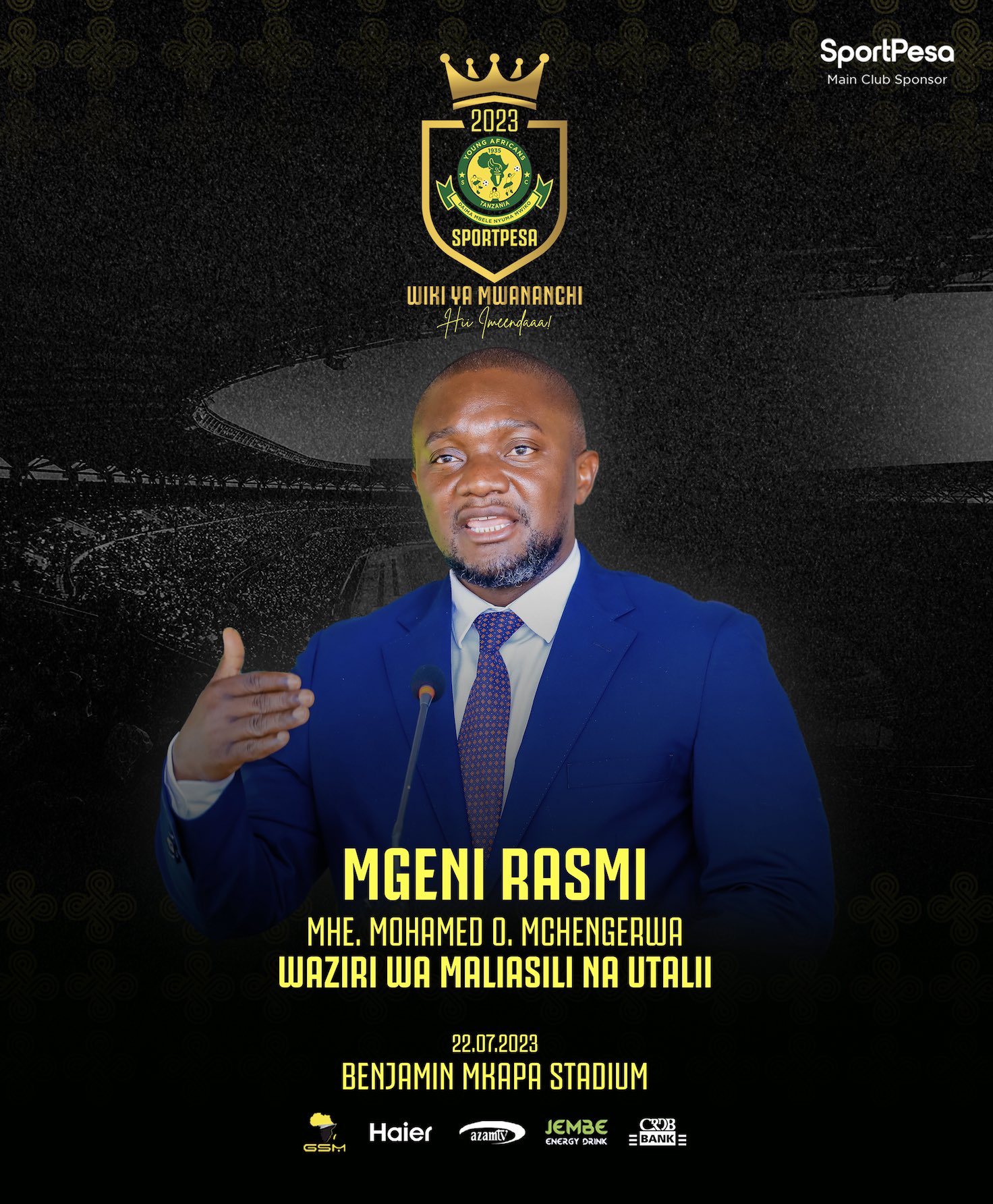 Young Africans SC on Twitter: "Mhe. Mohamed O. Mchengerwa Waziri wa Maliasili na Utalii mgeni ...