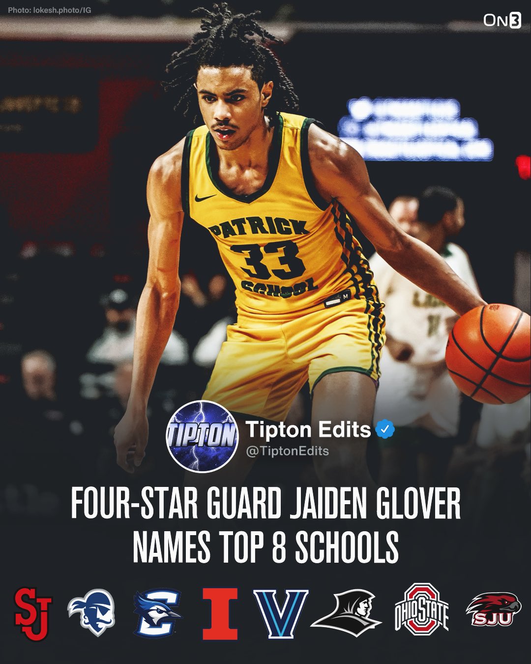 Joe Tipton on Twitter: "NEWS: Jaiden Glover, the No. 38 overall prospect in the 2024 class, is ...