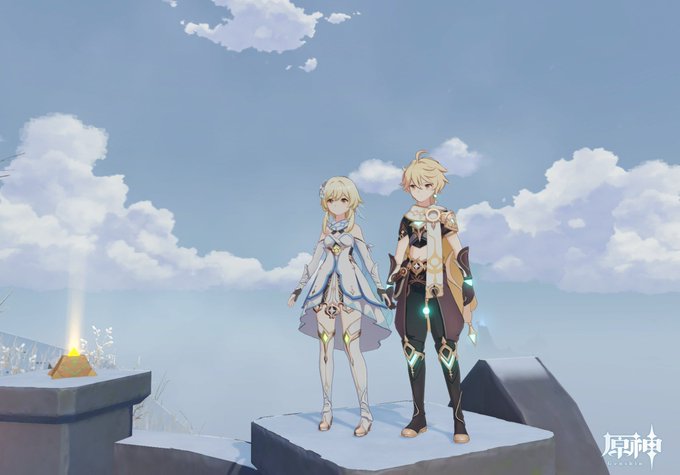 「aether (genshin impact) hair ornament」Fan Art(Latest)｜2pages