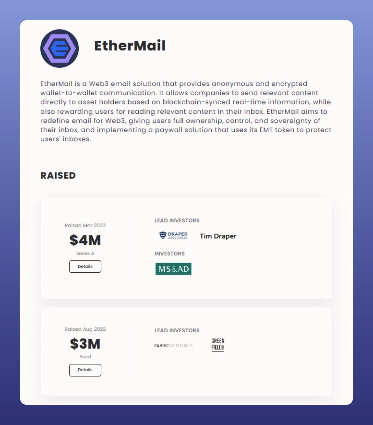 AlΞx Wacy 🌐 on Twitter: "Jeri has been a loyal user of @ethermail_io for a long time, and the ...