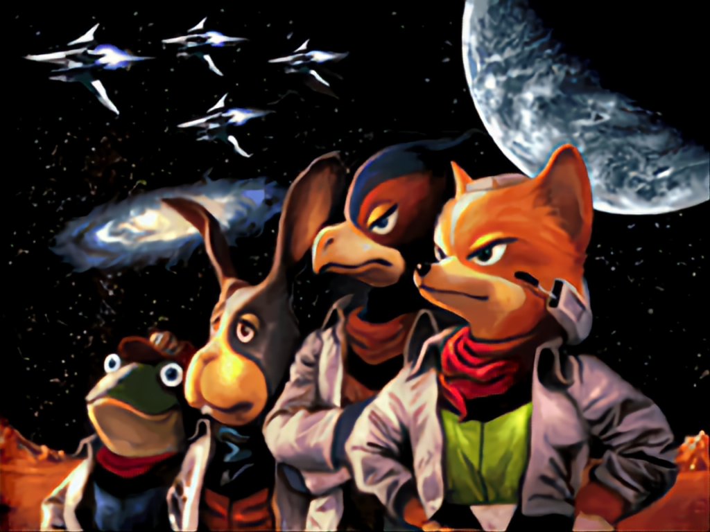 Falco Star Fox Snes