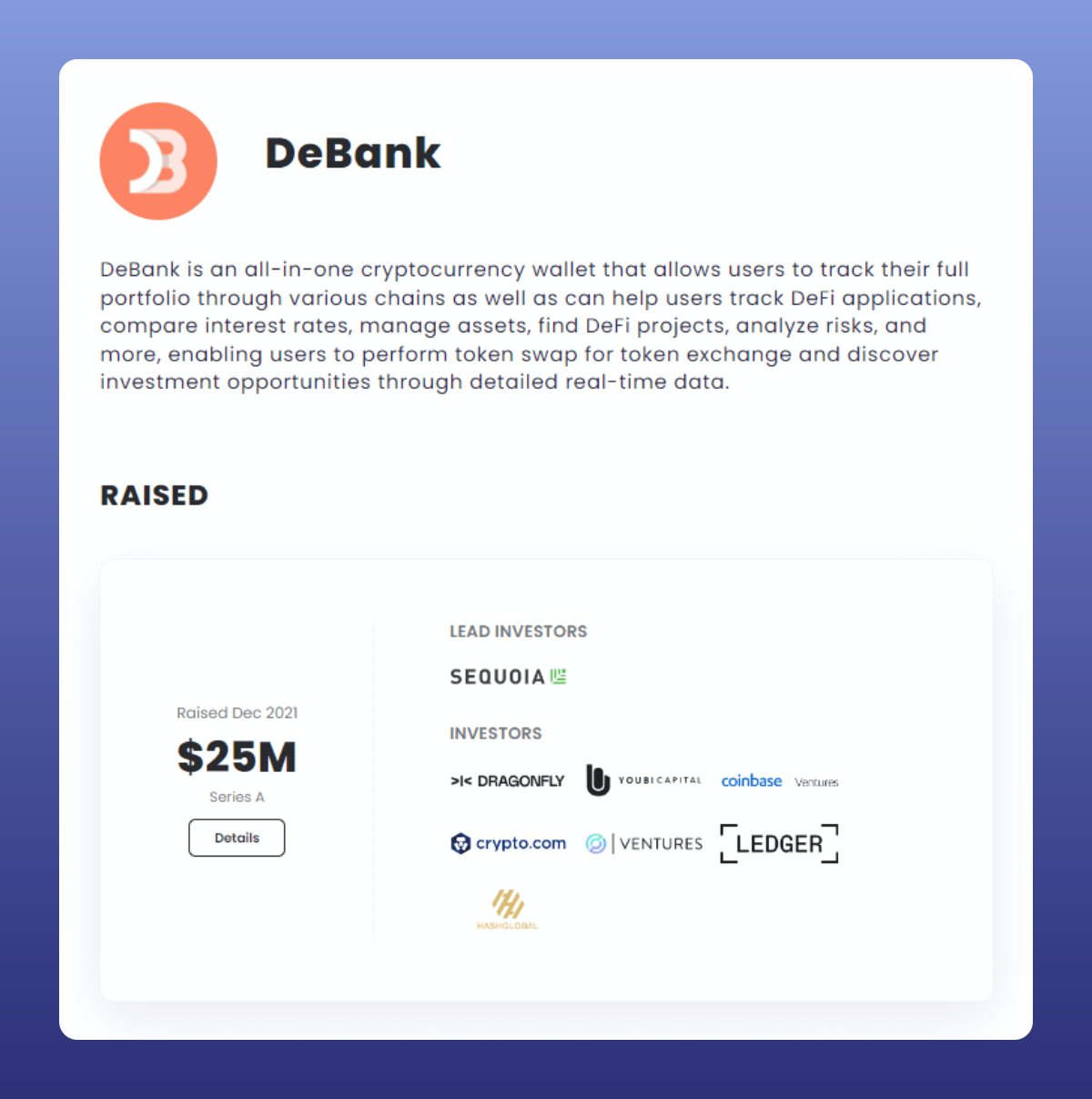 AlΞx Wacy 🌐 on Twitter: "Jeri couldn't resist getting involved in the next project: @DeBankDeFi ...