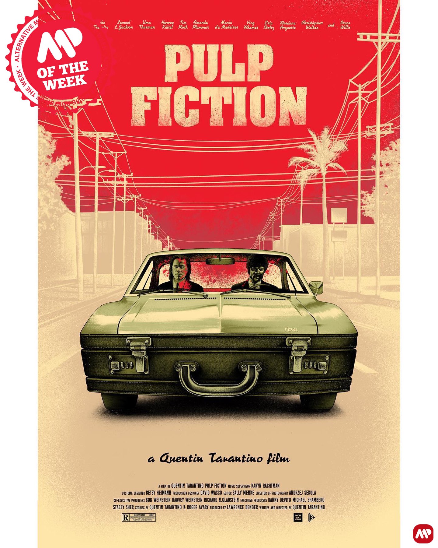 Pulp Fiction Alternate Movie Poster