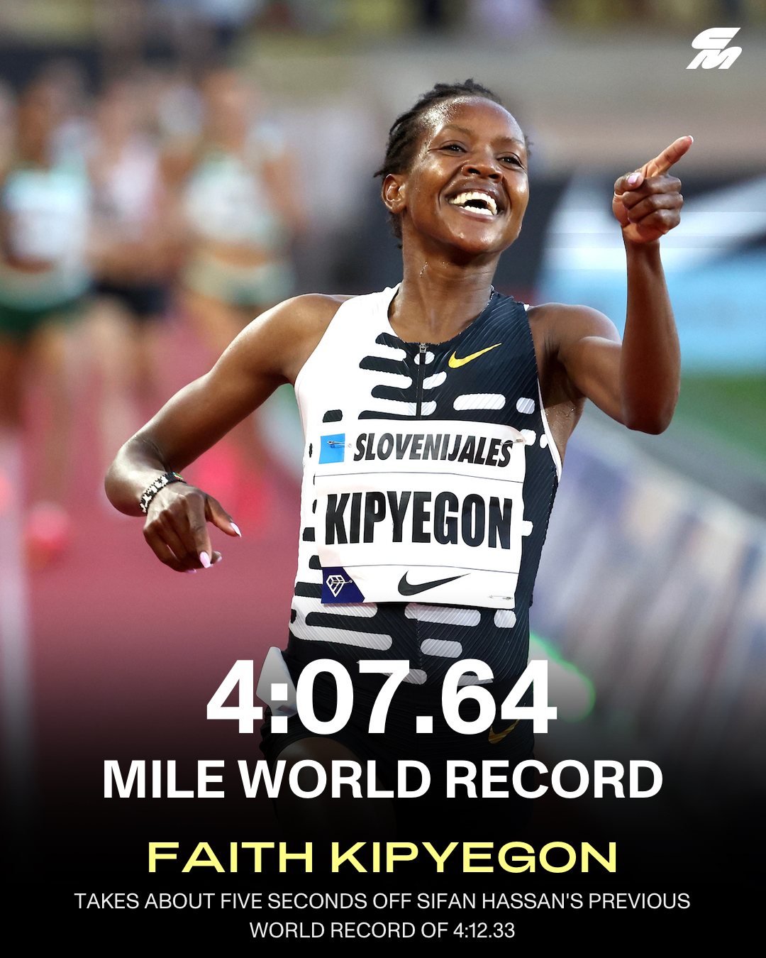 Citius Mag On Twitter Faith Kipyegon Breaks The Womens Mile World