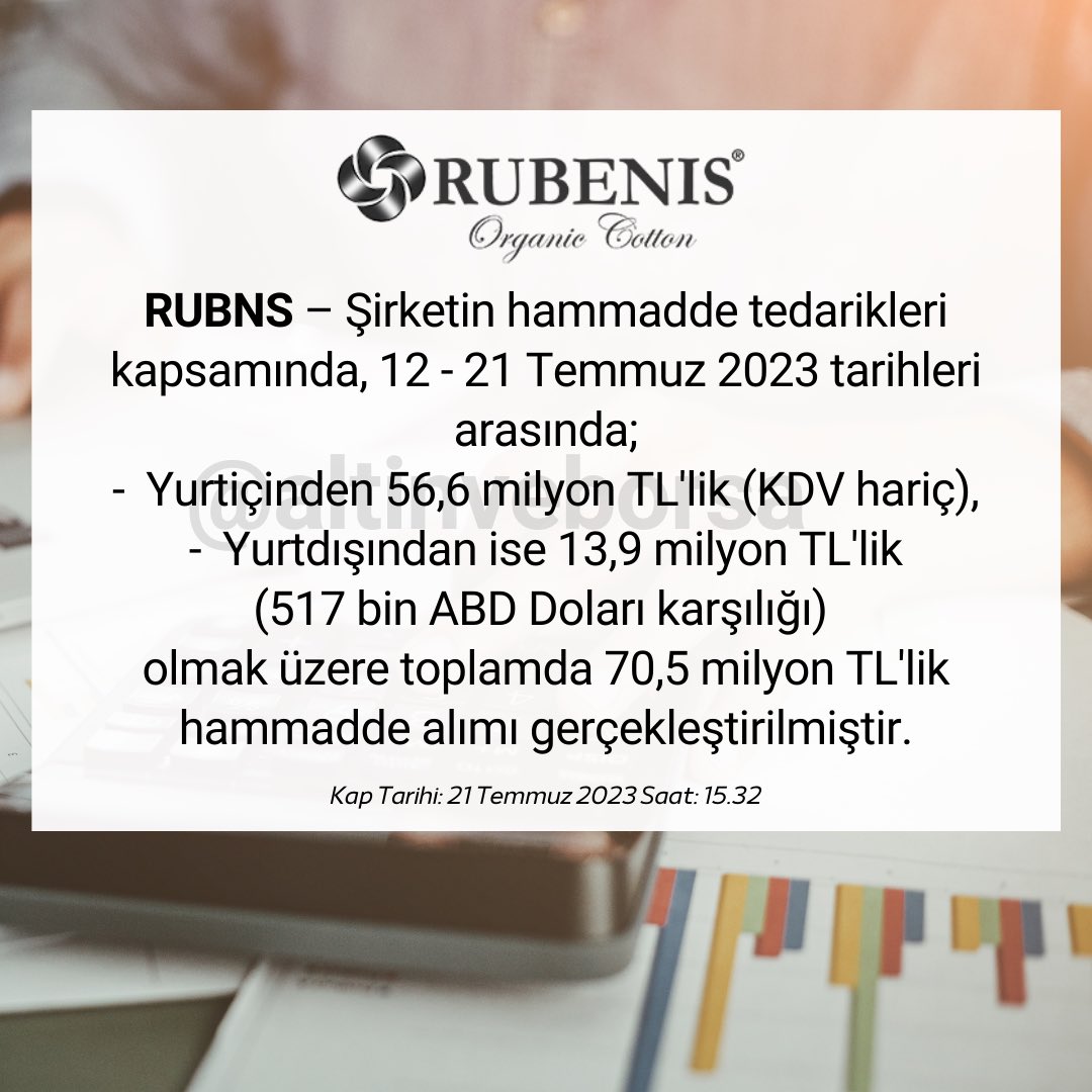 altinveborsa on Twitter: "#rubns https://t.co/m2FE5hyfsi" / Twitter