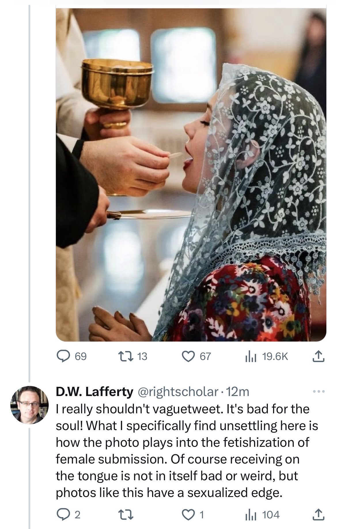 Kevin Tierney on Twitter: "Translation: David Lafferty fetisizhes women as submissive, and has ...