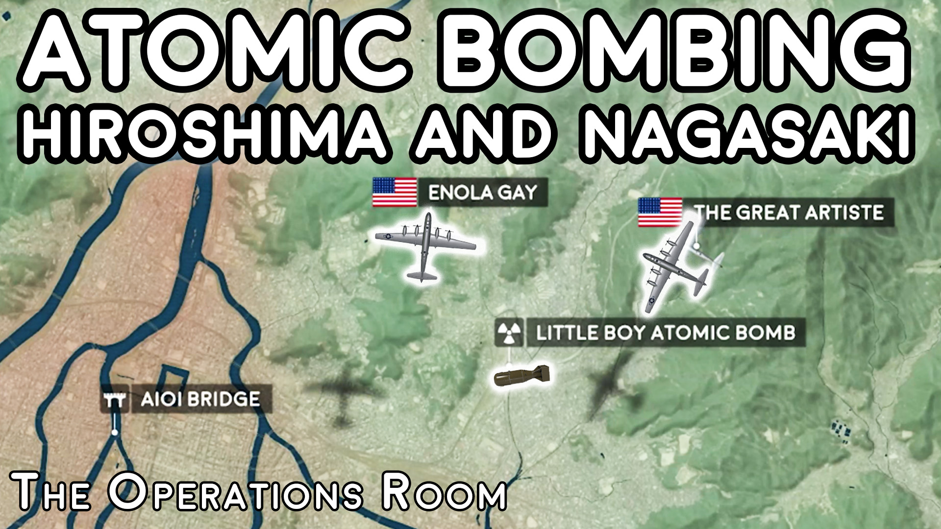 Hiroshima And Nagasaki Map