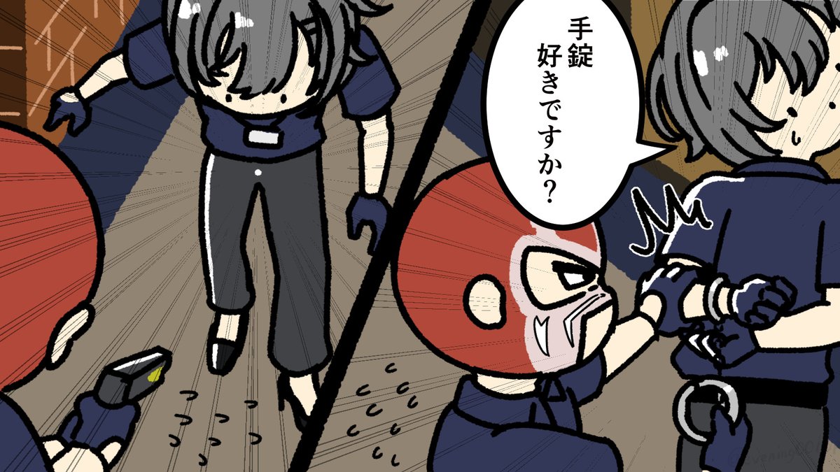 「#VCRGT絵 #画リック砲 #ねるねる描くね」夜更けの事変@雑多アカの漫画