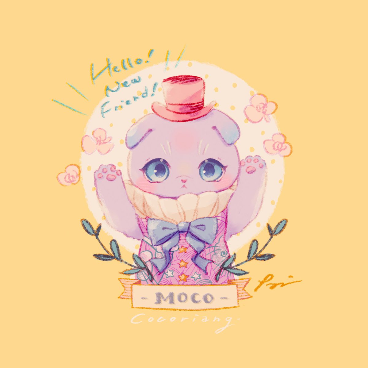 𝑯𝒆𝒍𝒍𝒐, 𝑴𝒐𝒄𝒐.ᐟ Special and lo」|𝚙𝚊𝚗𝚒🗝通販中のイラスト