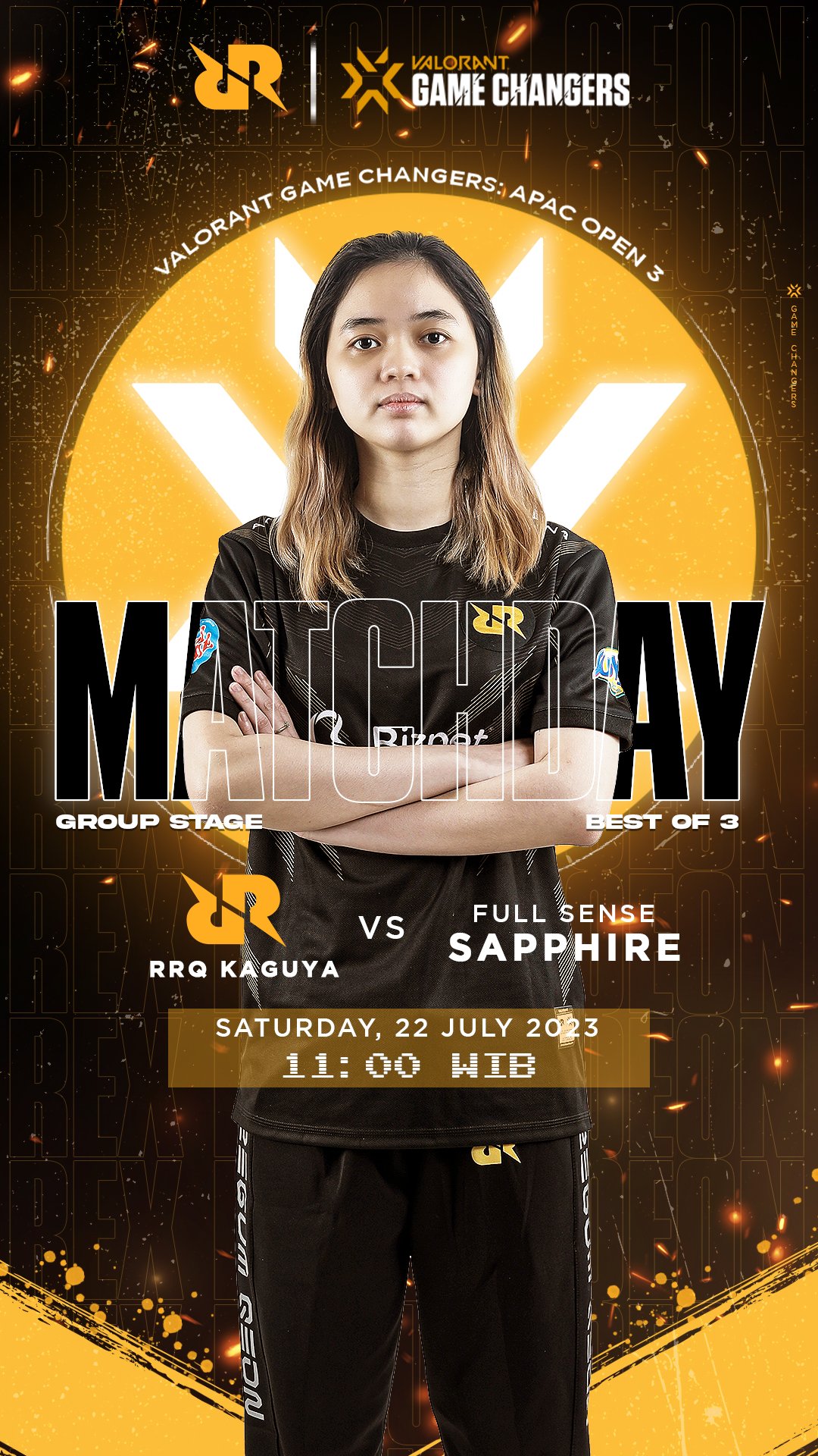 Team RRQ on Twitter: "RRQ Kaguya will be facing a familiar opponent today in Full Sense Sapphire ...