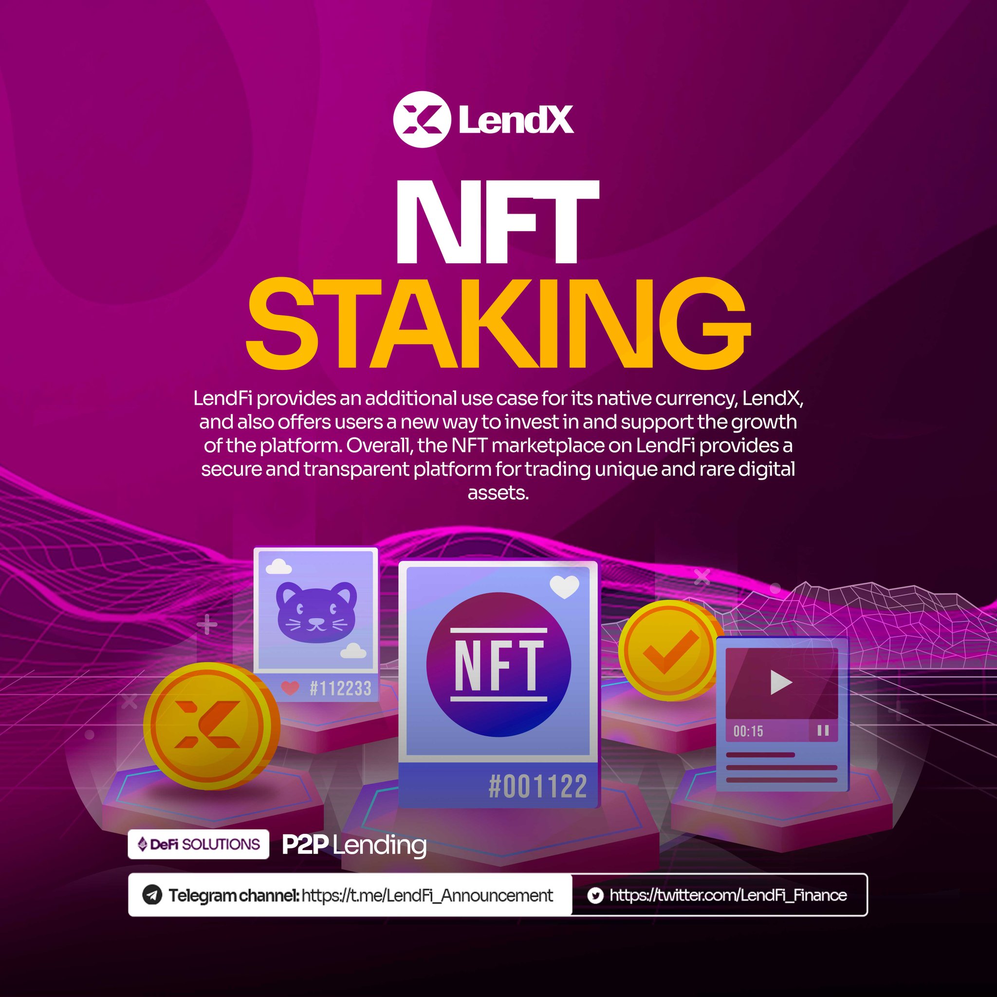 LendFi Finance on Twitter: "🔔 Exciting news! 🎉 LendFi is thrilled to introduce NFT staking! 💎💪 🔒 ...
