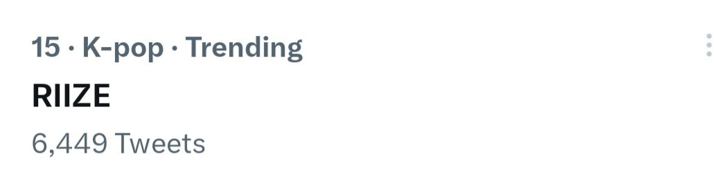 SMNBG (SM NEW BOY GROUP) on Twitter: "[📈] RIIZE is trending #15 under K-pop with 6.4K tweets ...