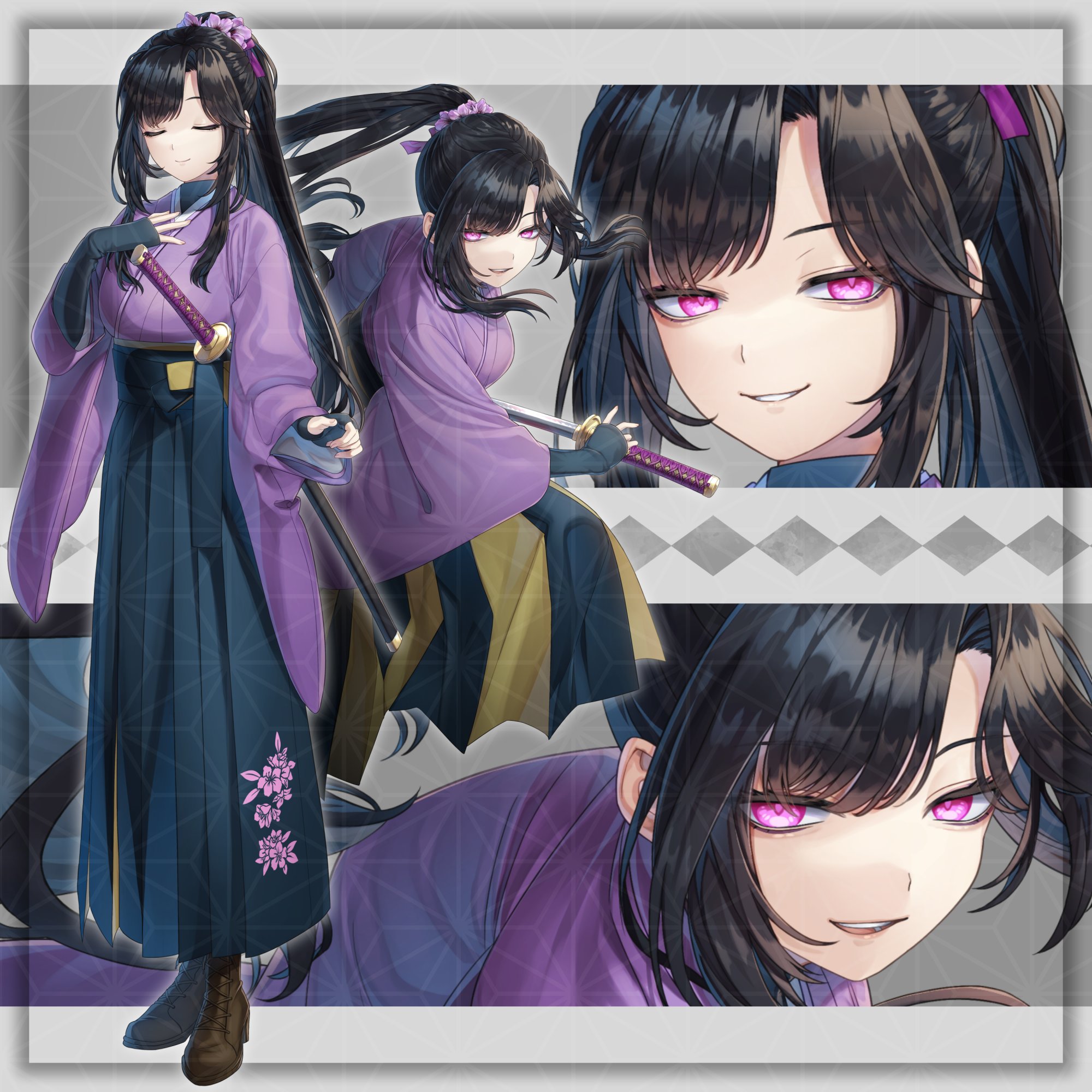 桂秀 on Twitter: "[Adopt04]帯刀和服の女性(¥30,500) | スキマ - イラスト依頼・キャラ販売ならSKIMA #SKIMA #キャラ販売 https://t.co ...