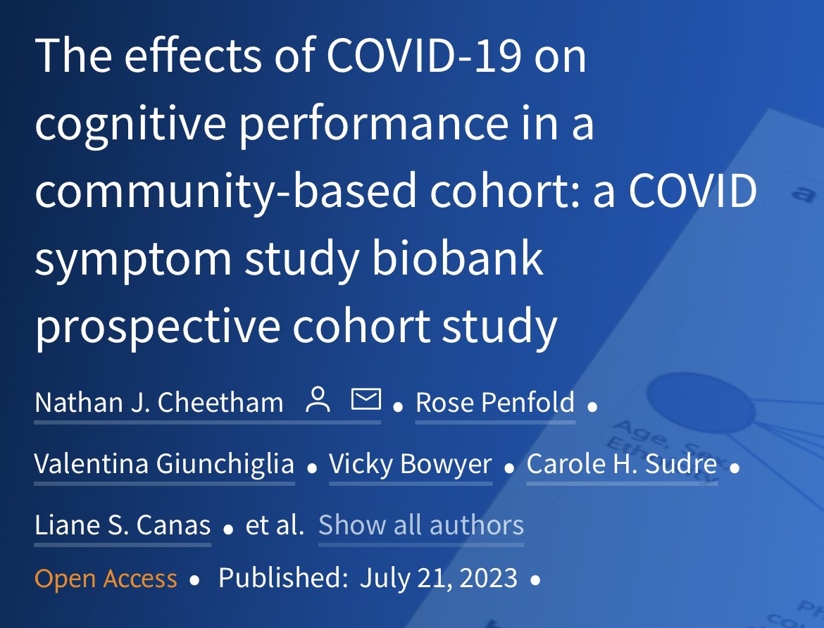Fifty Shades of Whey on Twitter: "The "brain fog" associated with Long COVID is comparable to ...