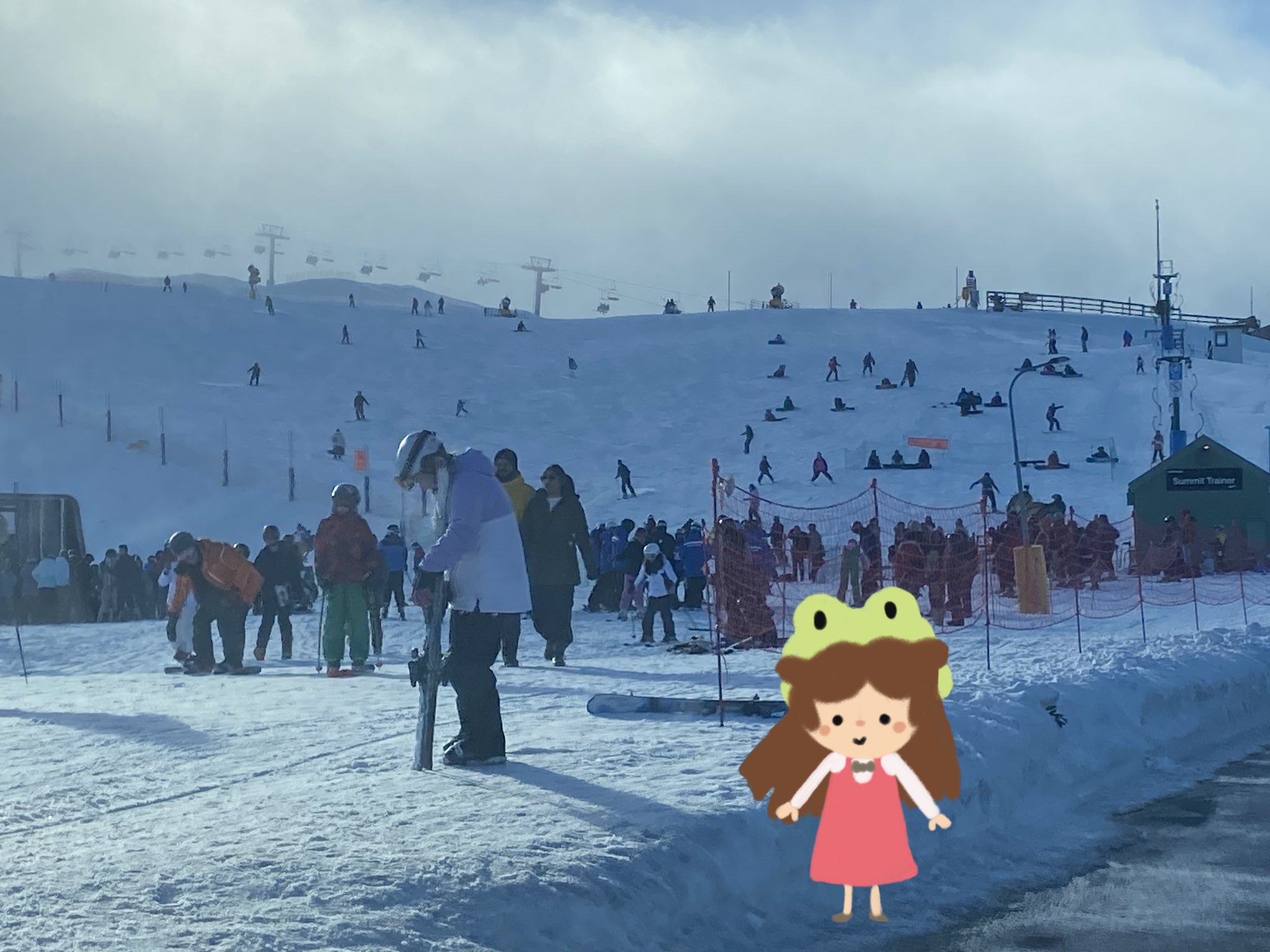 froggy on Twitter: "frog goes to snow for first time ️ https://t.co ...