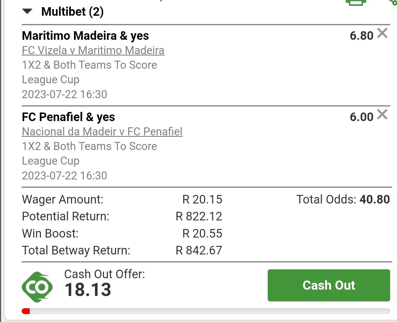 Jeffzy ⚪ on Twitter: "I just placed a bet with Betway. Tap here to copy my bet or search for ...