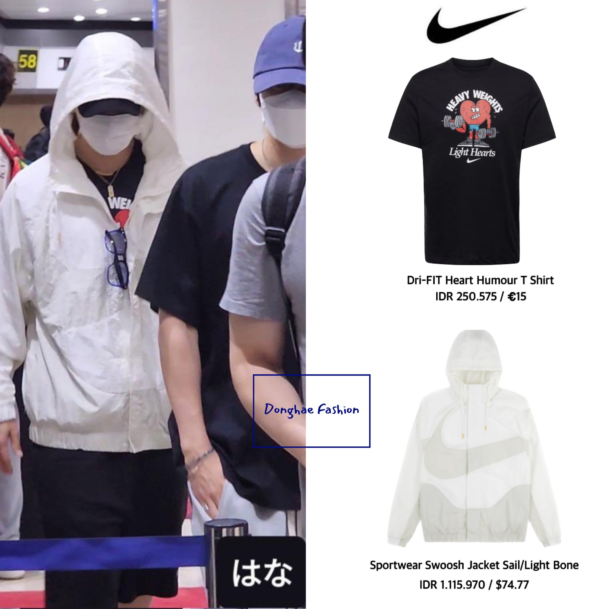 Donghaefashion on Twitter: "Nagoya🛬 Ps : his T-shirt was given by ELF #donghae #동해 https://t.co ...