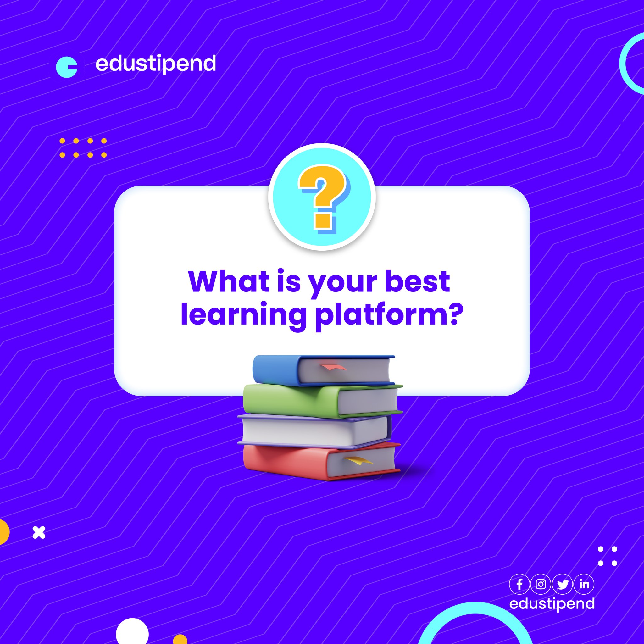 edustipend on Twitter: "Hello Learners, We want to hear from you... What is your best learning ...