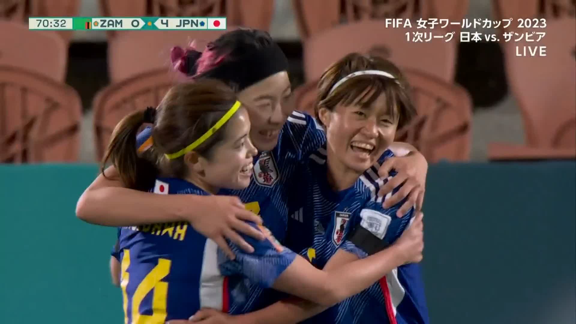 NHKサッカー on Twitter: "【BS1で放送中!速報動画！】 FIFA女子ワールドカップ GOOOOOAL!!!!! 後半26分 W杯2回目の出場となる 遠藤純選手がゴール！ 日本 ...