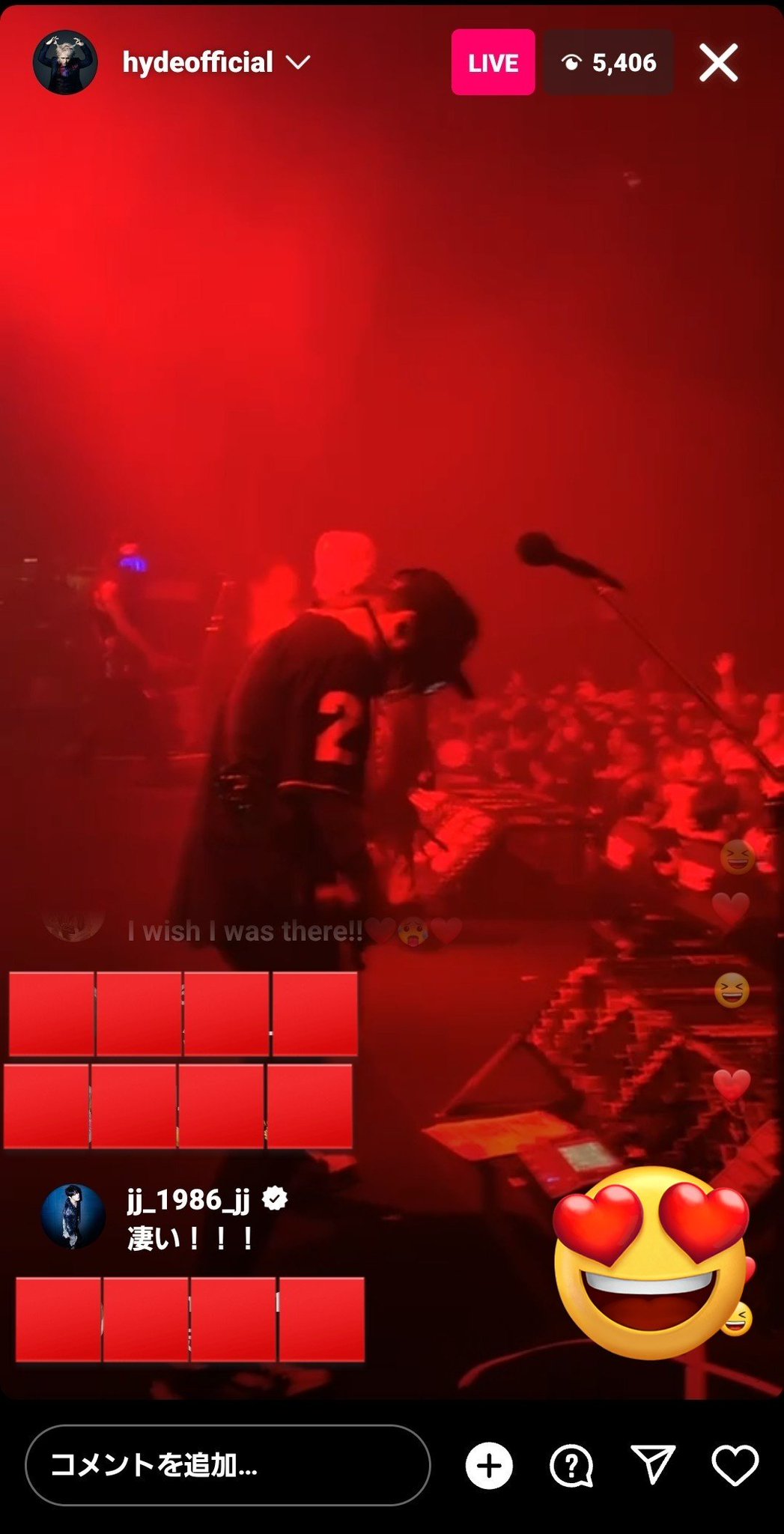 RiRiKa.JJ on Twitter: "HYDEさんのインスタライブで ジェジュン発見🤣 #HYDE #ジェジュン https://t.co/xOD2gC6Ixd" / Twitter