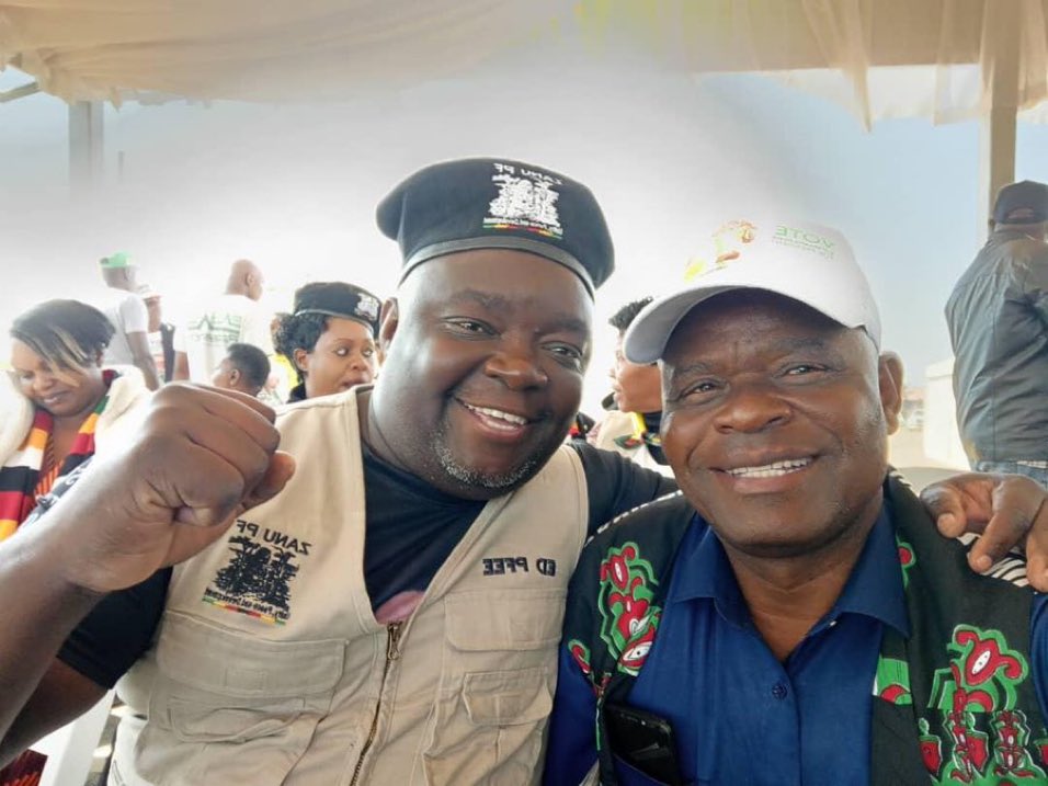 Divha Africa on Twitter: "Is that @DMwonzora ex Spokesperson Witness Dube with Cde 'Kwekwe him ...