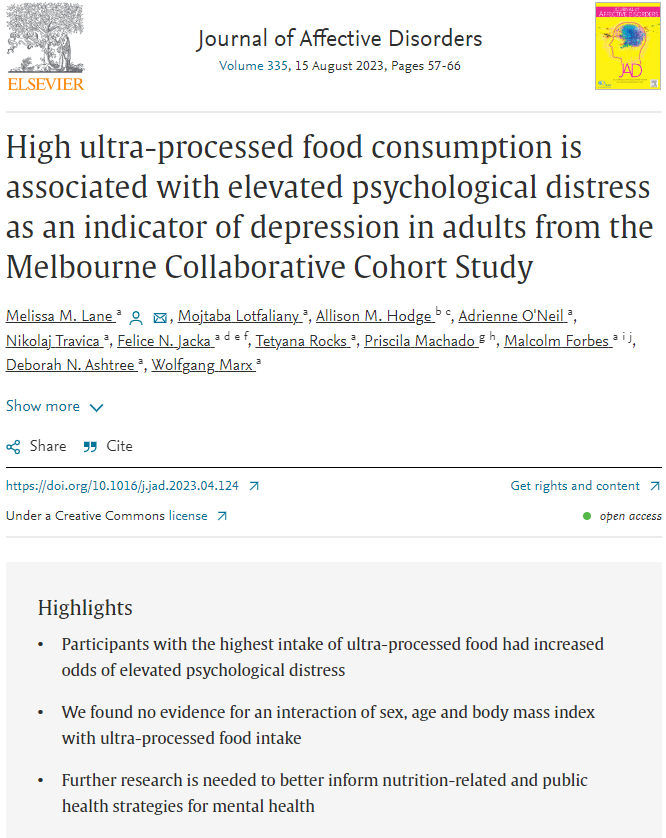 P. D. Mangan Health & Freedom Maximalist 🇺🇸 on Twitter: "Ultra-processed food consumption is ...