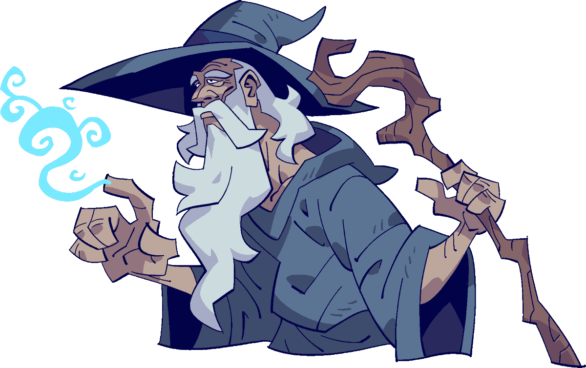 「a really badass and cool wizard, casting」|Cubesona 🆖のイラスト