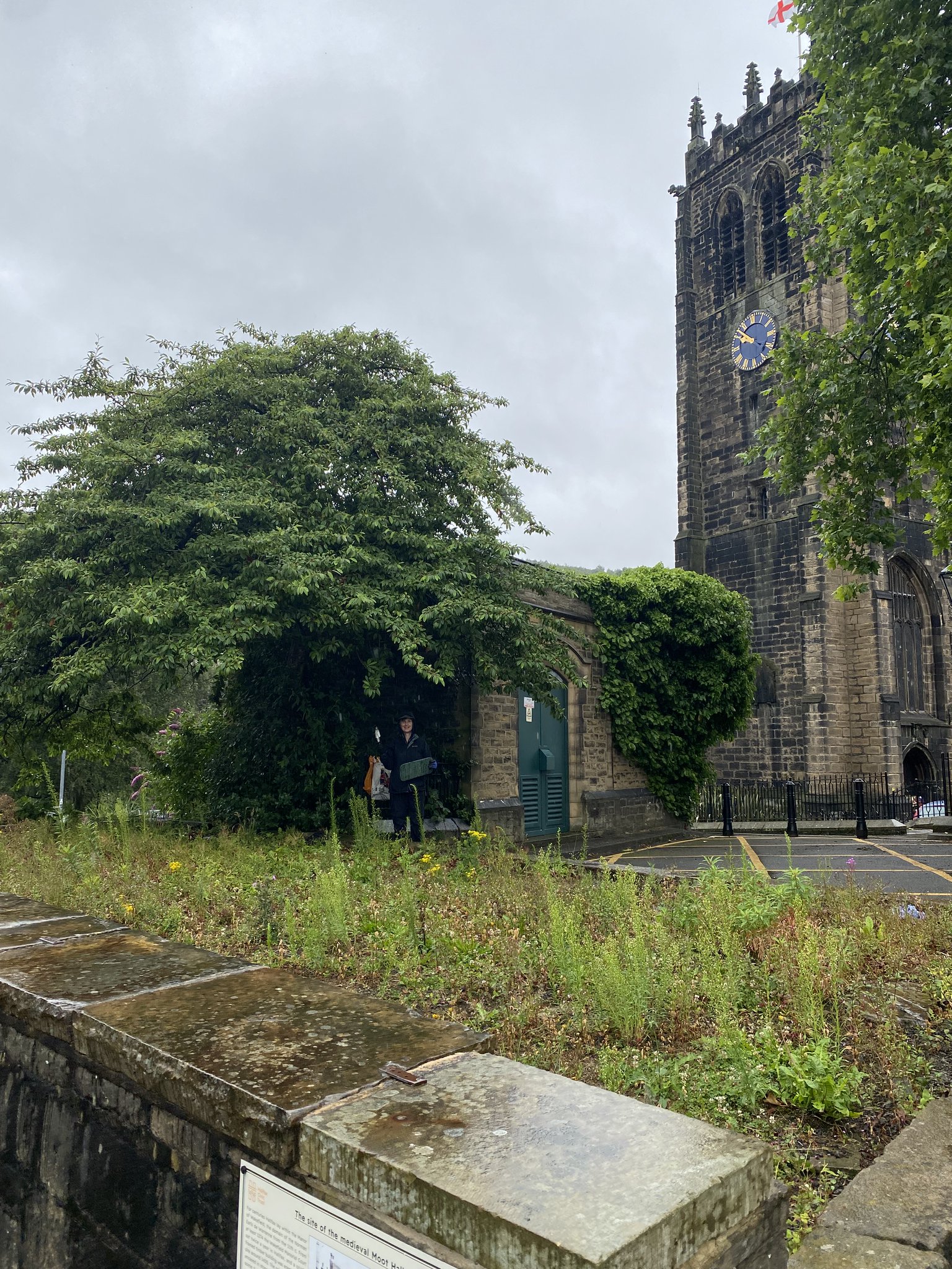 Halifax Civic Trust on Twitter: "Halifax Civic Trust volunteers clearing the site of the Moot ...