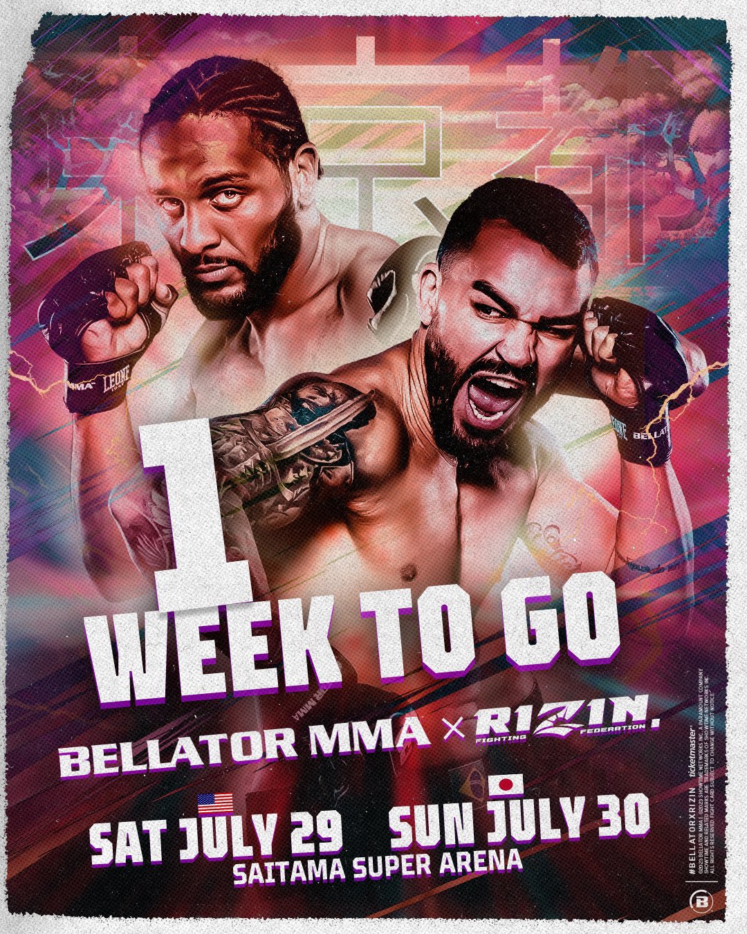 Bellator MMA on Twitter: "Japan, are you ready!? 🇯🇵 There's just 1️⃣ week to go before Bellator ...