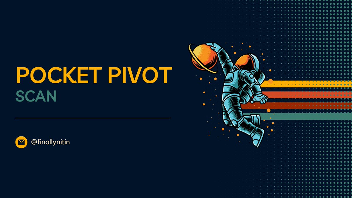 🚨Here’s the much requested Chartink scan for detecting Pocket Pivots ...