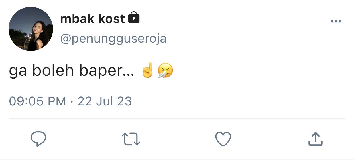 sasha 🪴 on Twitter: "waduh mba kost ga boleh baper https://t.co/kvW8Xi0gtz" / Twitter