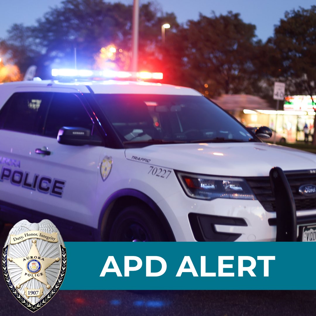 Aurora Police Dept On Twitter Apdalert About 8a Today A Man Was